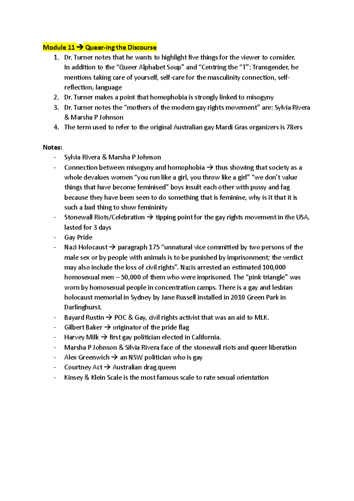 Module 11 - 'Queer'ing the Discourse - Module 11 Queer-ing the ...