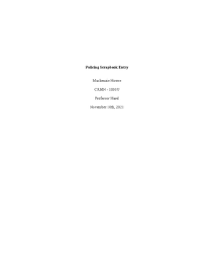 Criminal Justice Scrapbook 3 final copy - Solitary Confinement and Its ...