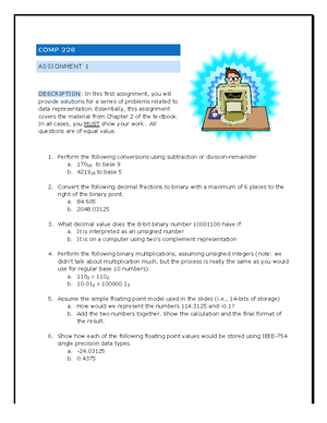 COMP 228-Outline-Fall 2021 - Concordia University COMP 228–System ...