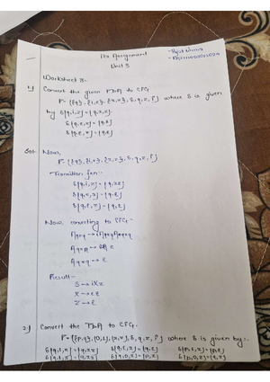 Unit - 4 Notes - Turing Machine Turing machine was invented in 1936 by ...