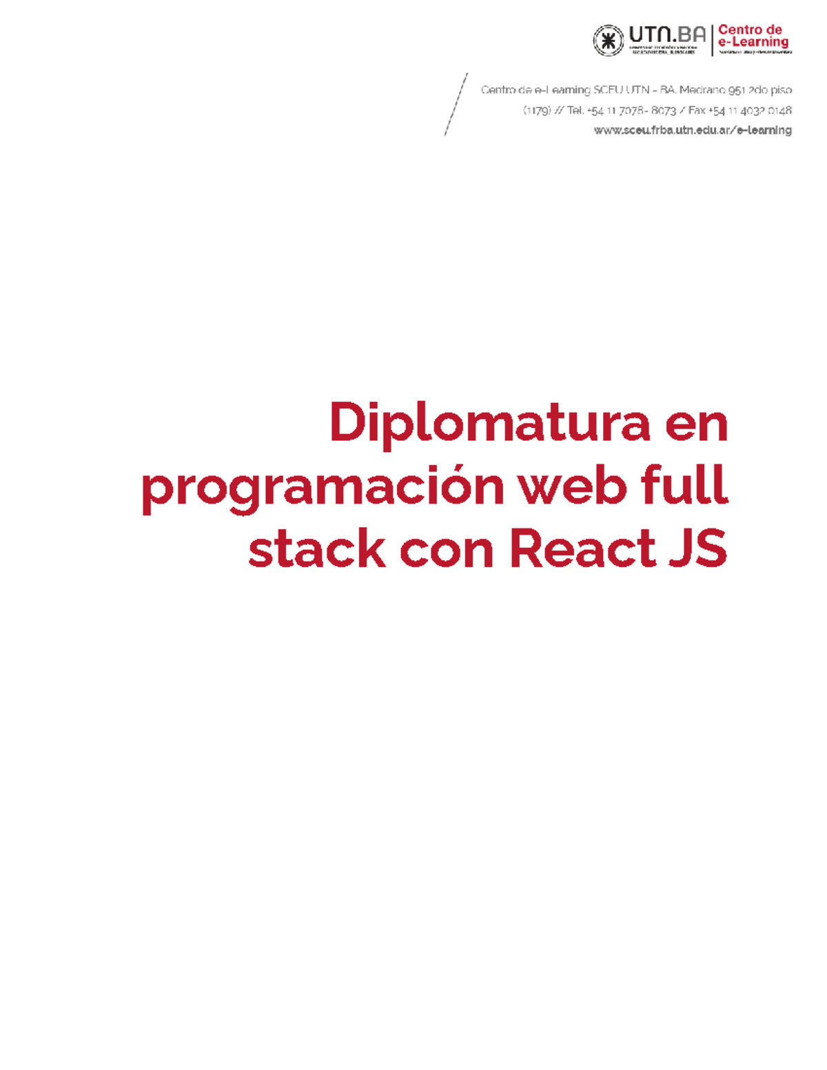 Unidad 4 - asdasdsa - Diplomatura en programación web full stack con React JS Módulo 1 ...