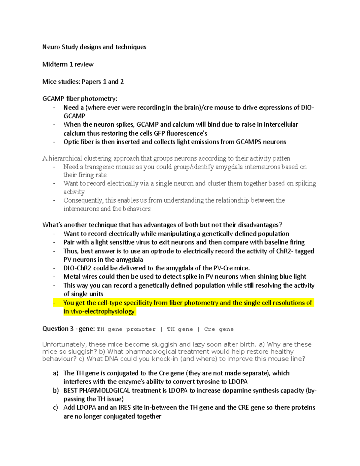 Neuro Study designs and techniques - Neuro Study designs and techniques ...