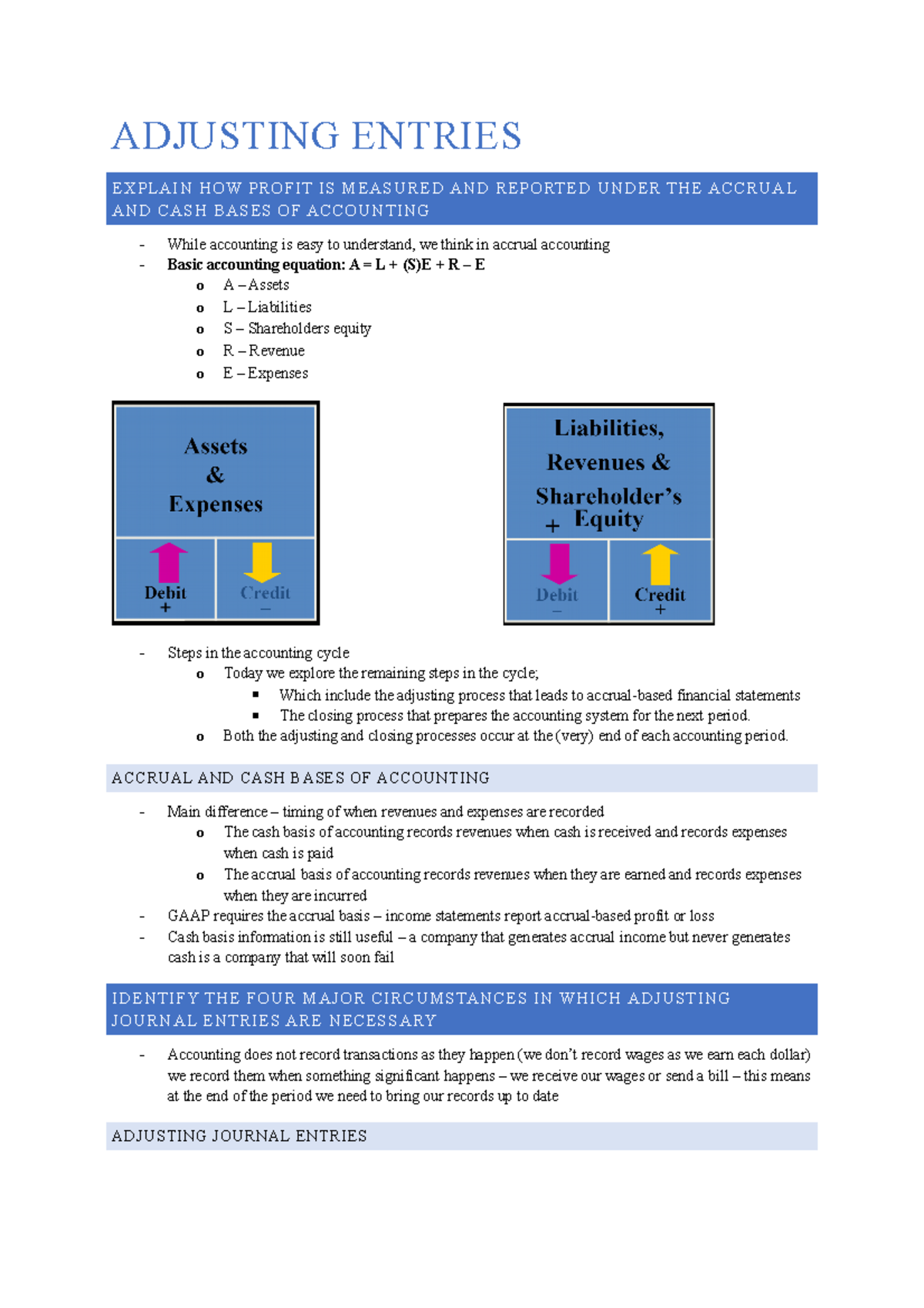 4. Adjusting Entries wk4 - 022107 - Studocu
