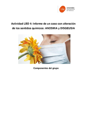 UC2 Caso clínico - Psicología De La Atención Y Percepción - VIU - Studocu