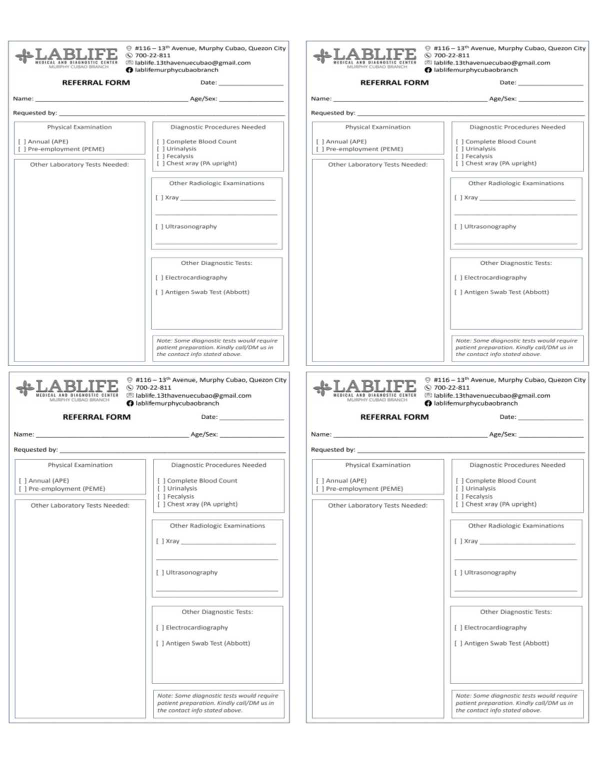 LAB LIFE Referral FORM - Summary Corporate Law, Social Psychology ...