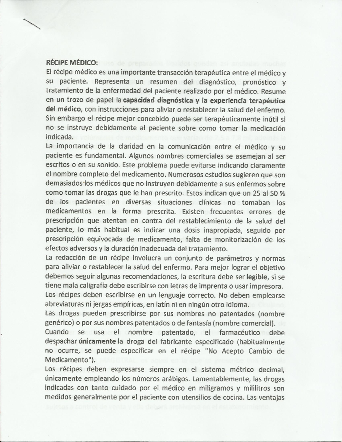 Recipe Medico - RECIPE MEDICO: El es una importante entre el y su ...