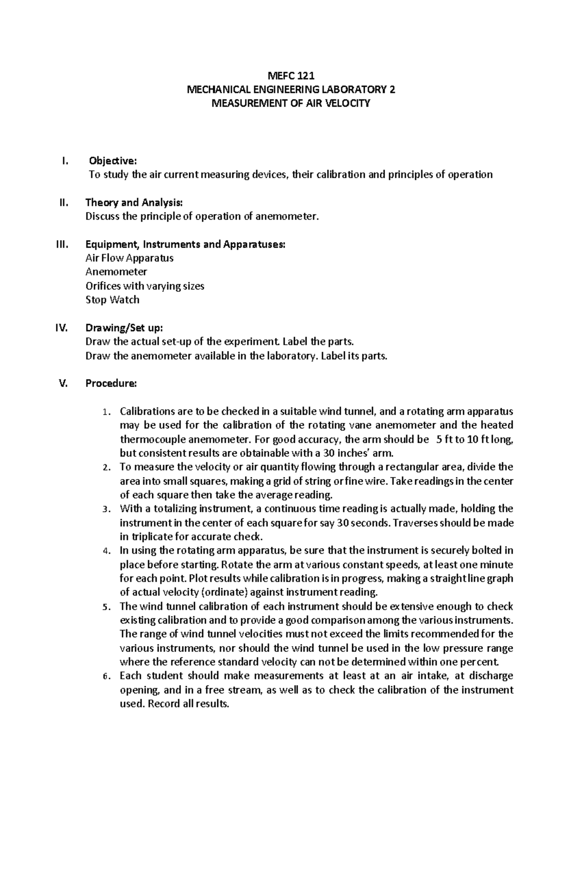 Laboratory- Activity-2 - MEFC 121 MECHANICAL ENGINEERING LABORATORY 2 ...