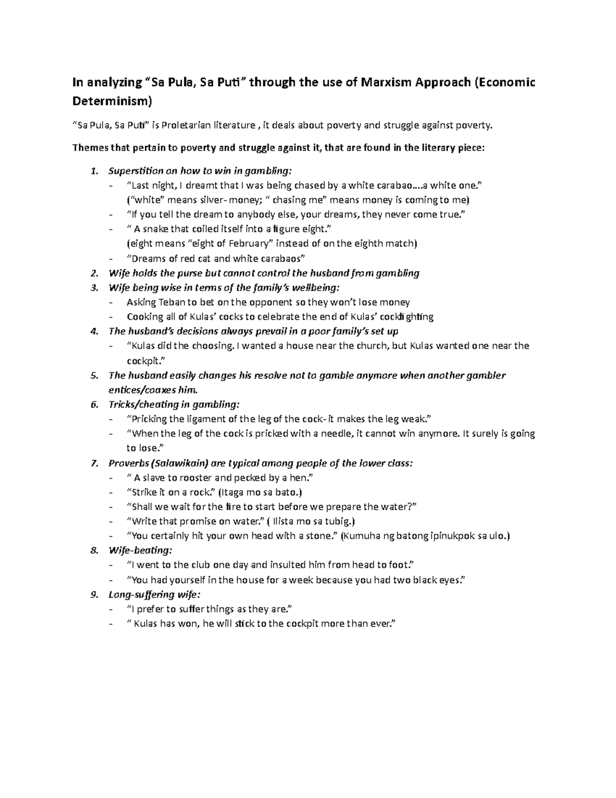 Marxism- Approach - Themes that pertain to poverty and struggle against ...
