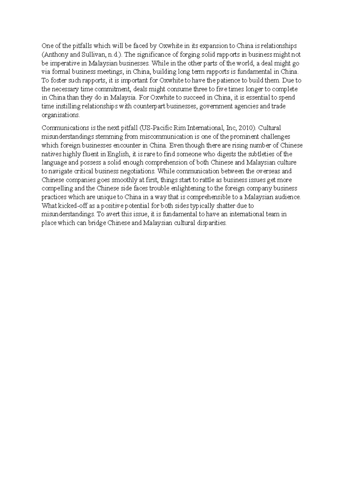 Pifalls - Recommendation ECON 331 Economics and Finance - One of the ...