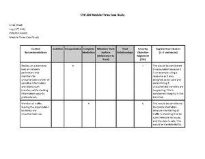 CYB 200 3-3 Assignment - Module 3 Case Study Activity Southern New ...