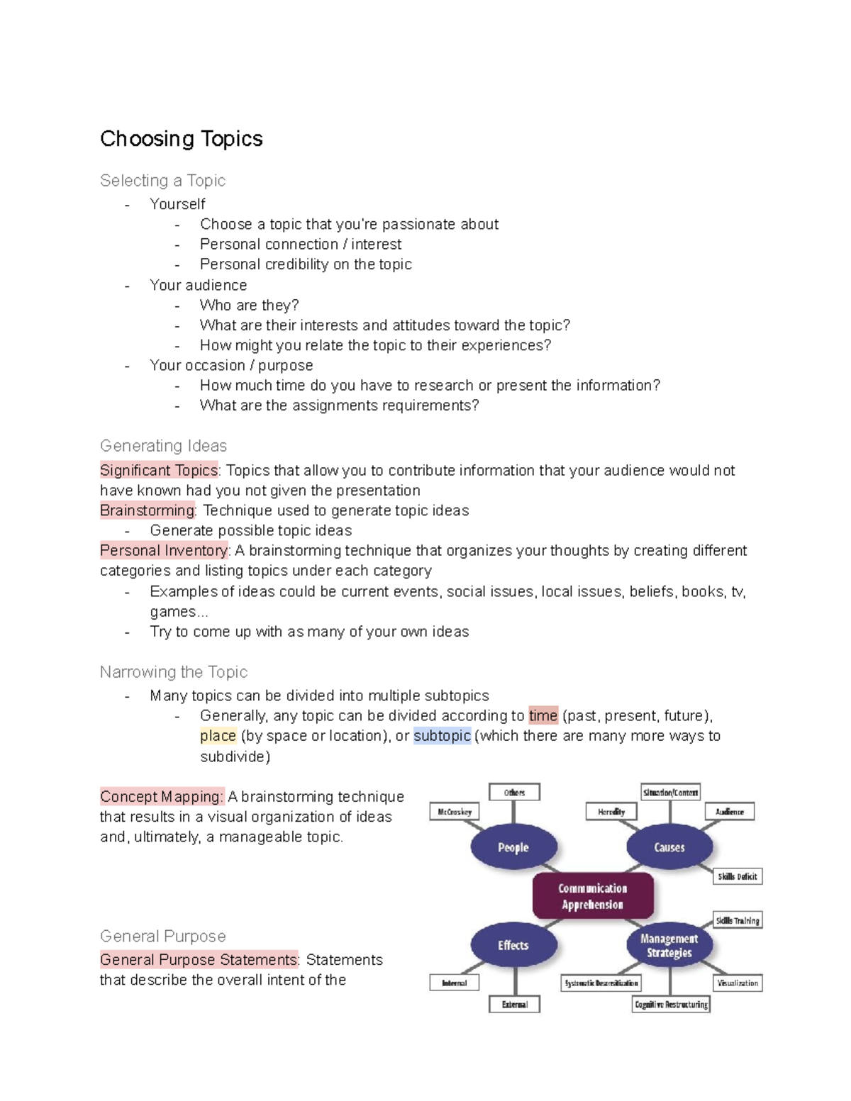 Chapter 5 P2P - Choosing Topics Selecting a Topic Yourself Choose a ...
