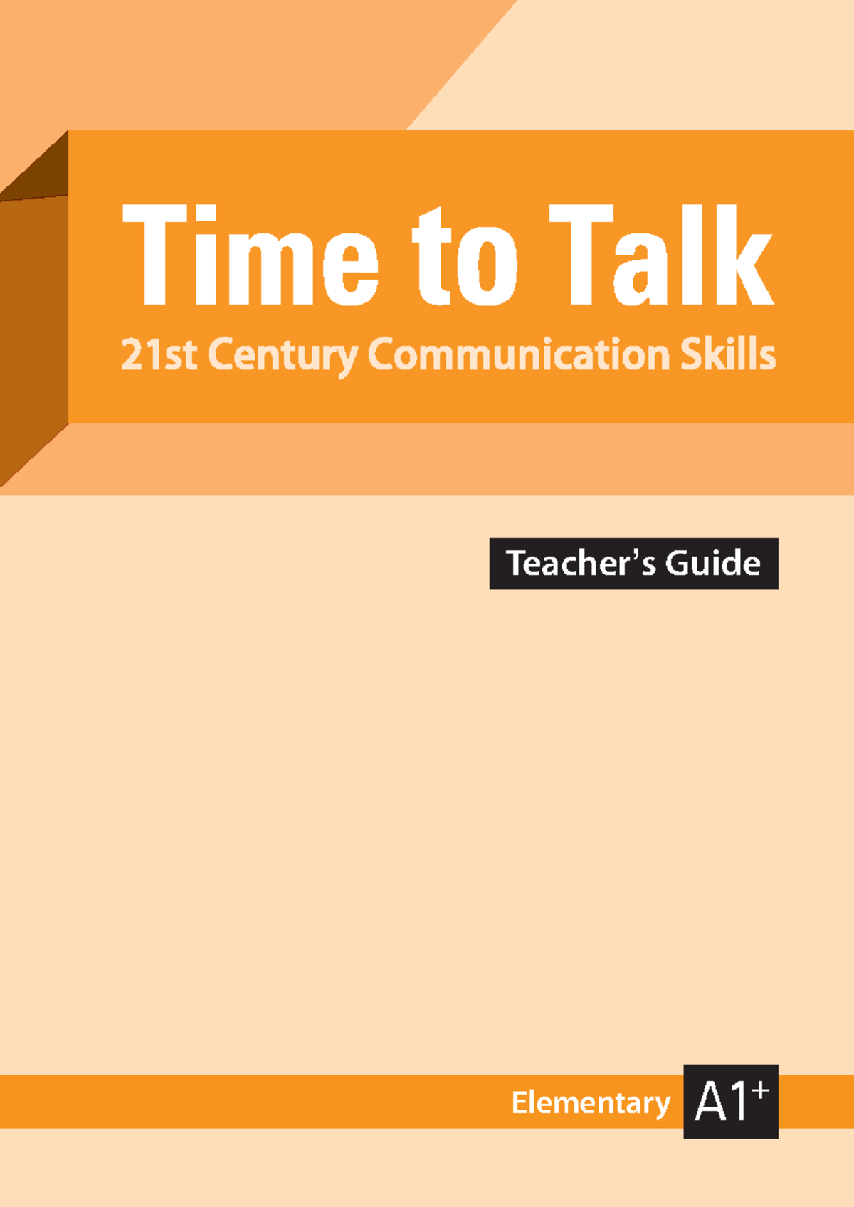 Time to Talk Elementary A1 TG - Teacher’s Guide Elementary A 1 + Lesson ...