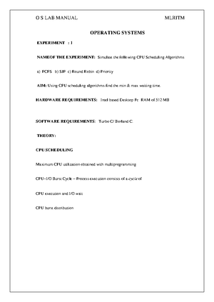Lab 1: Intro to Simulink (Control Systems) - Lab 1 Introduction to Simulink Objective To get ...