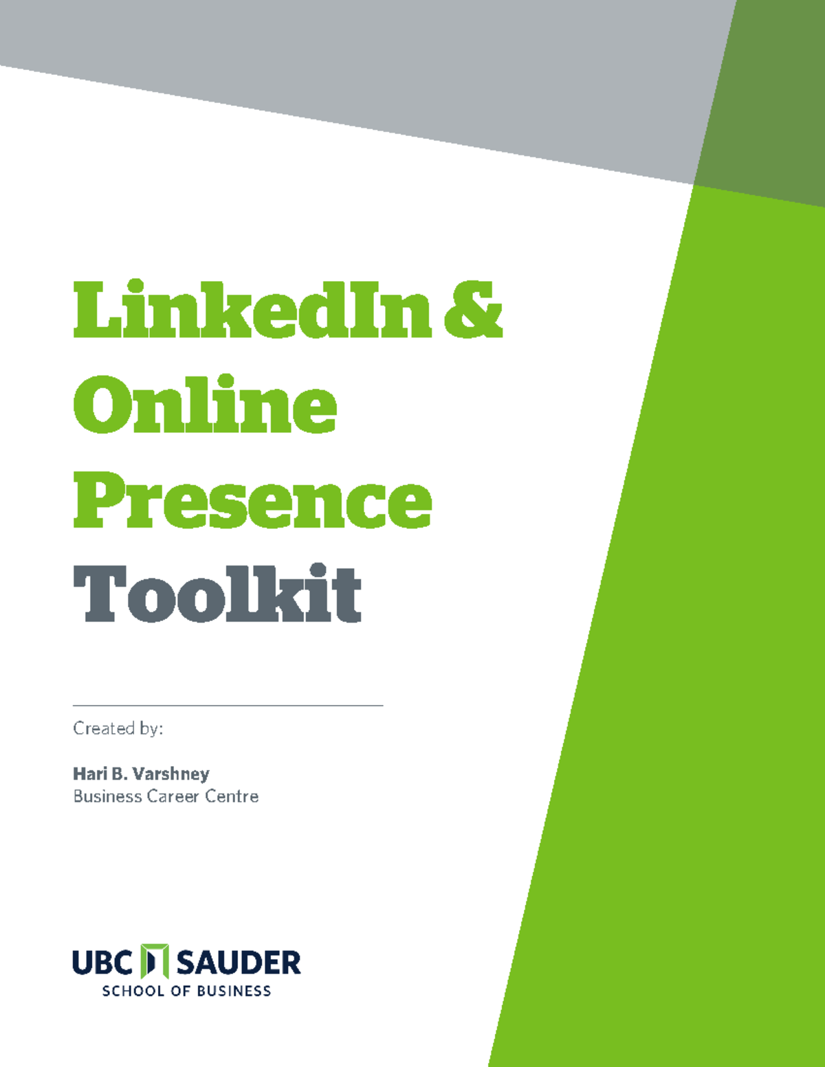 Linked In Online Presence Toolkit V3 - LinkedIn & Online Presence ...