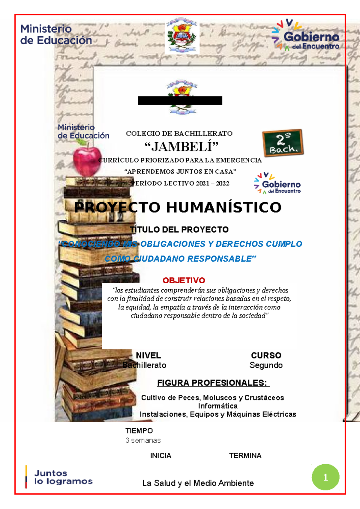 2-PROY. Humanístico Nro. 9 - COLEGIO DE BACHILLERATO “JAMBELÍ ...