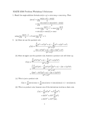 Math 1500 key point - Math 1500 key point Rolle’s theorem : let f be a ...