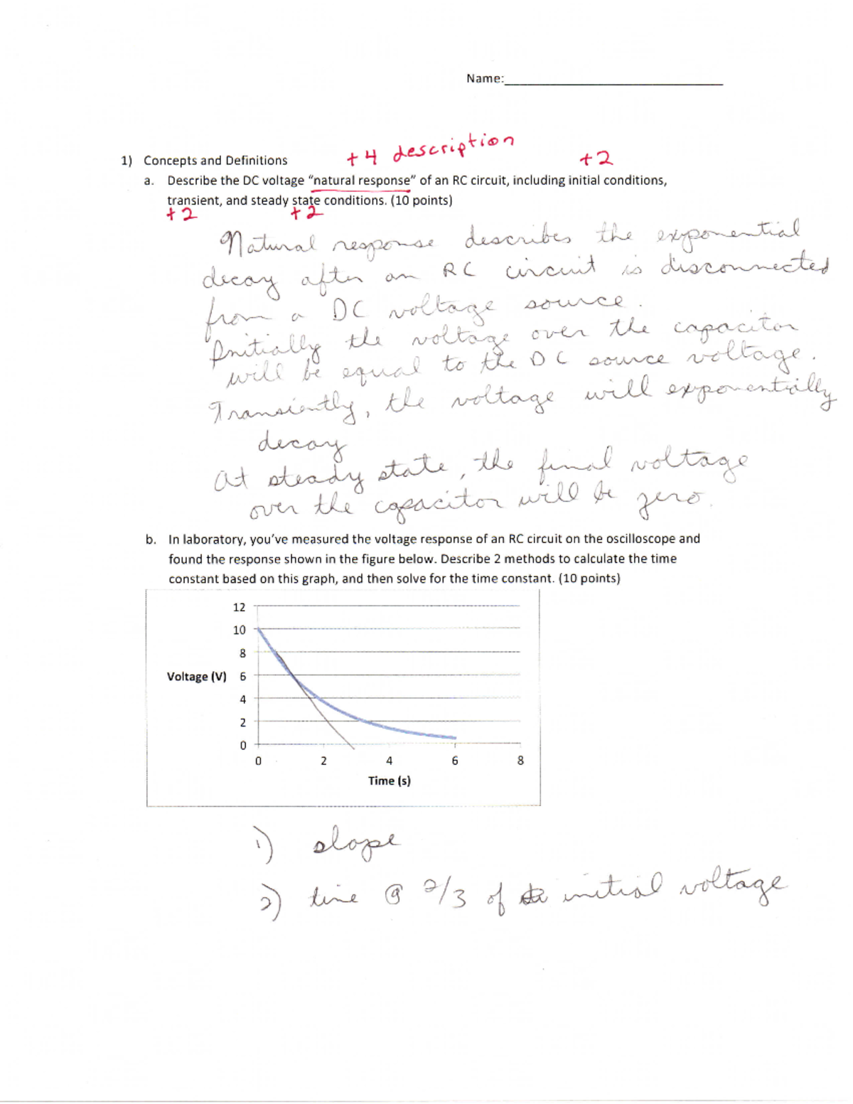 BMEN2730 Exam 1 3 - Another sample exam 1 with solutions - ECE 342 ...