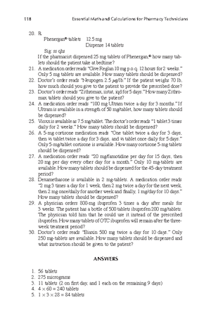 Essential Math and Calculations for Pharmacy Technicians-12 - DROLQ J ...