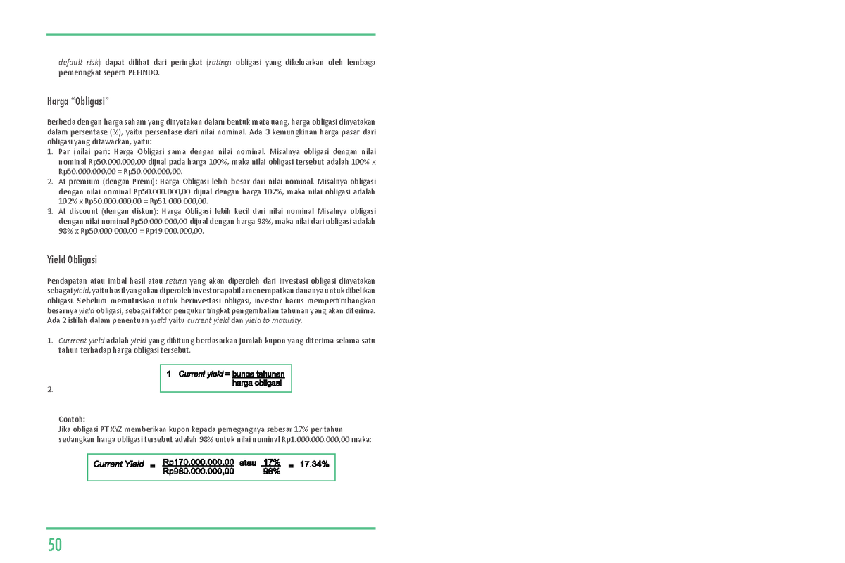 Buku 3 Pasar Modal 2-24 - 50 default risk) dapat dilihat dari peringkat ...