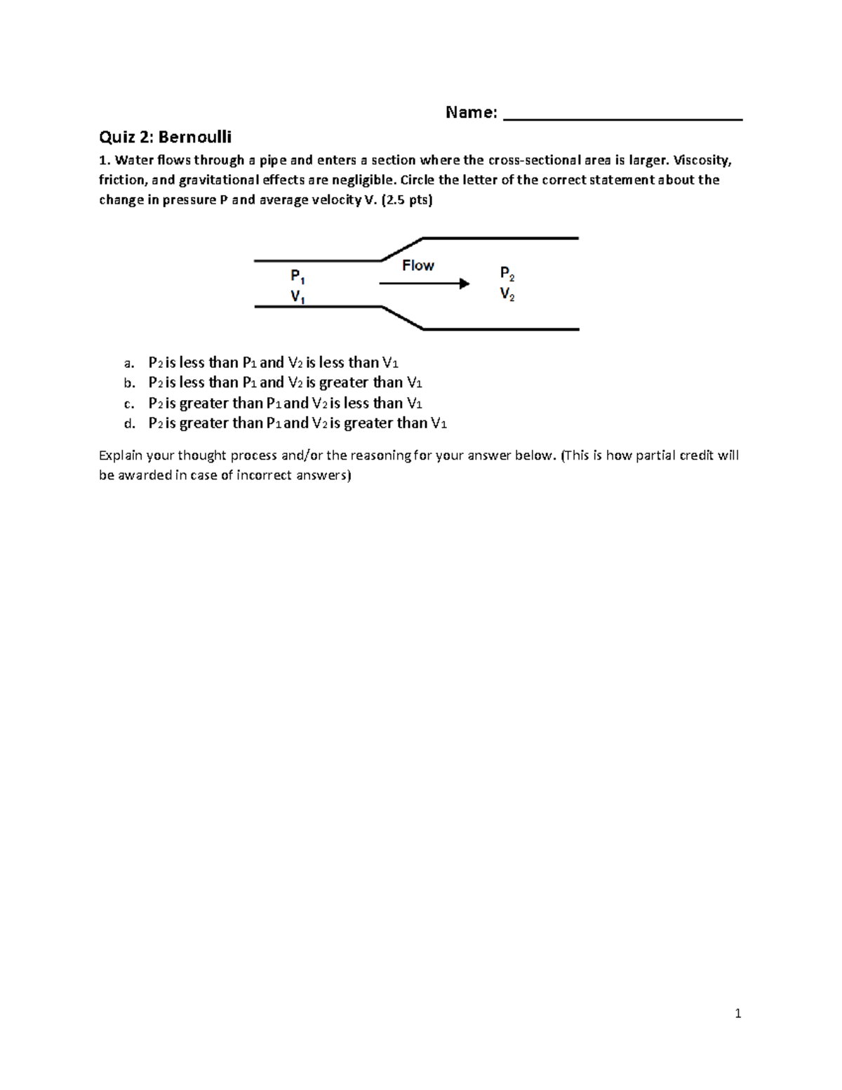 Quiz 2 - Bernoulli - Quiz - Name: _________________________ Quiz 2 ...