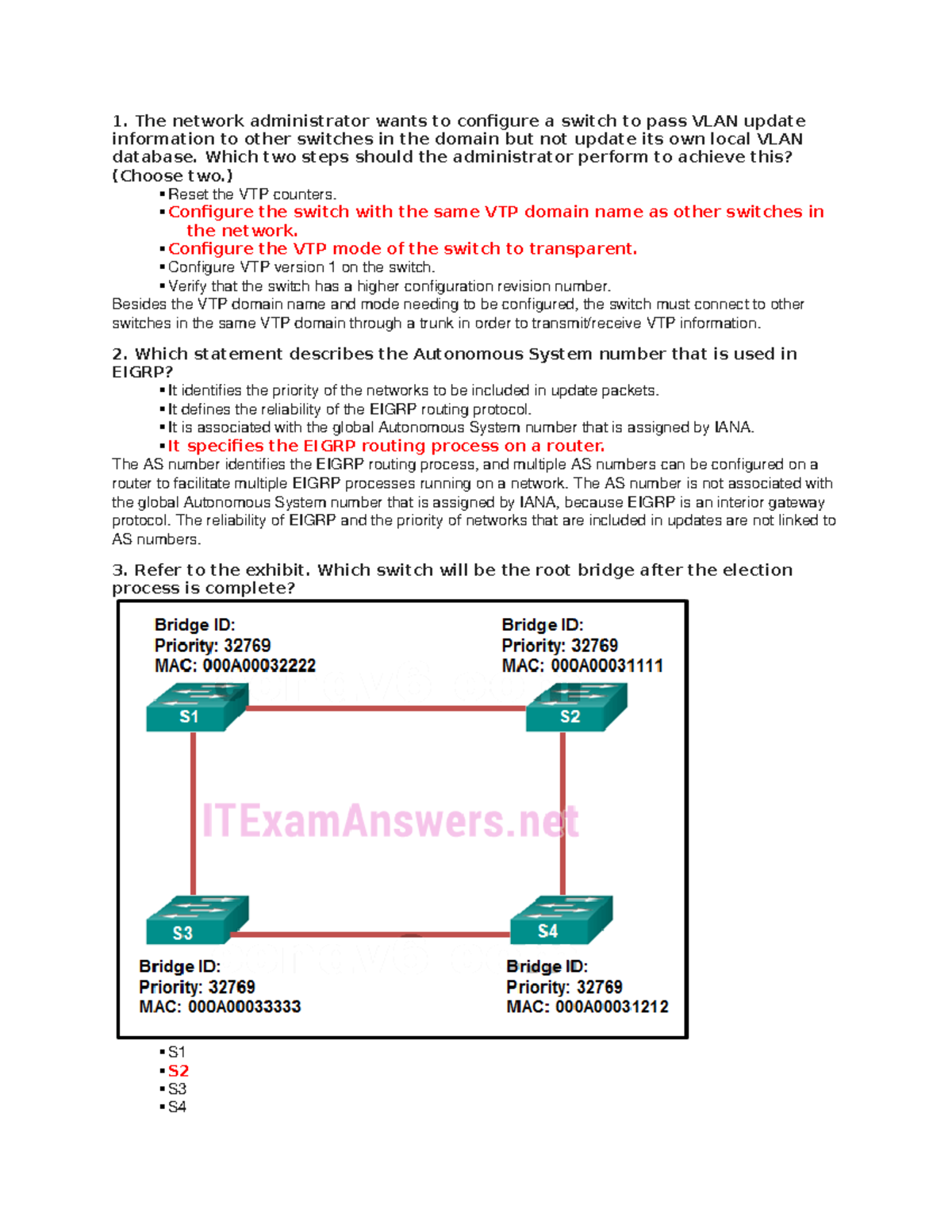 CCNA 3 Practice Final Exam Answers 2020 v5 0 3 V6 0 Full 100 1