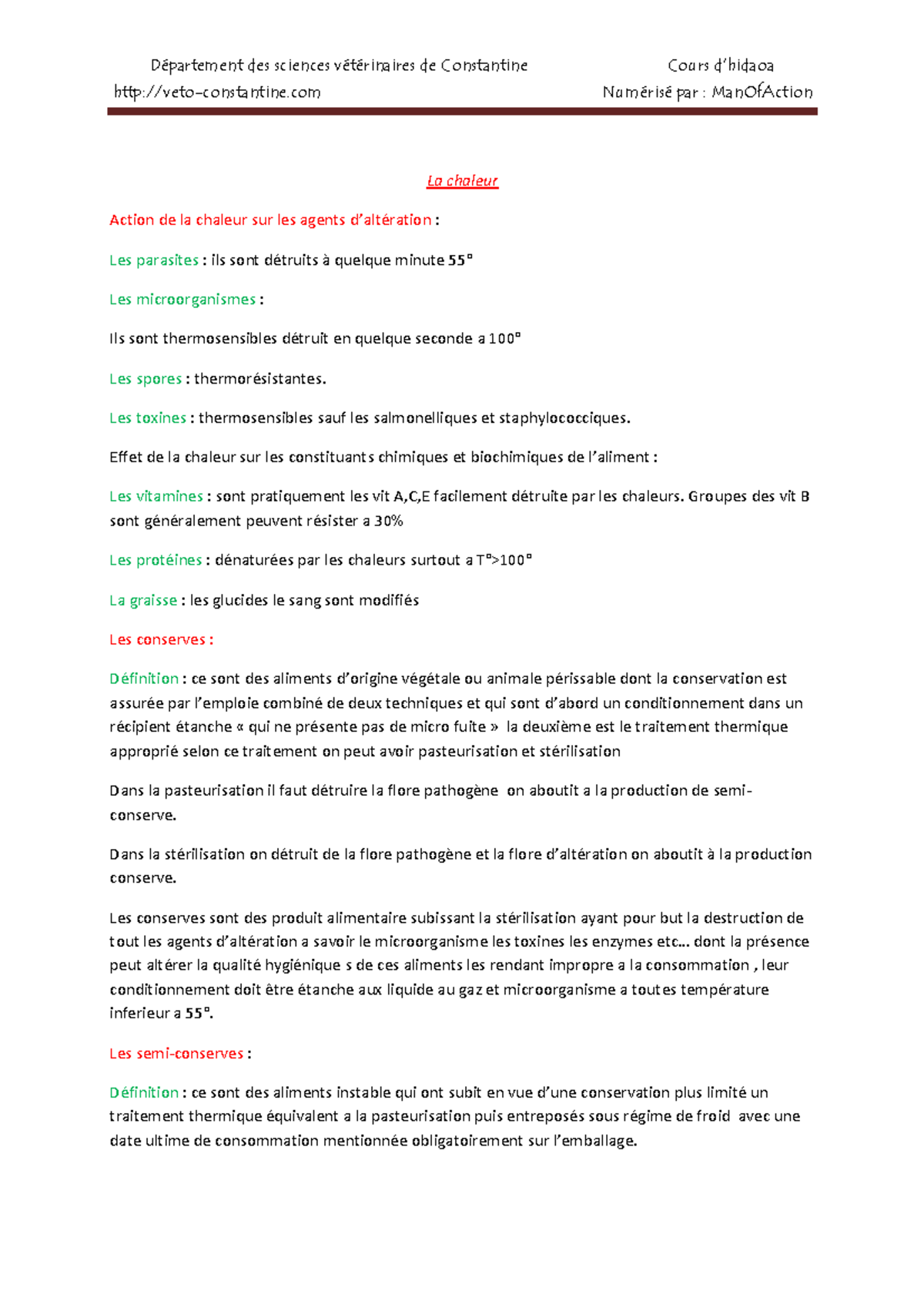 5-La-chaleur - Française - - Studocu