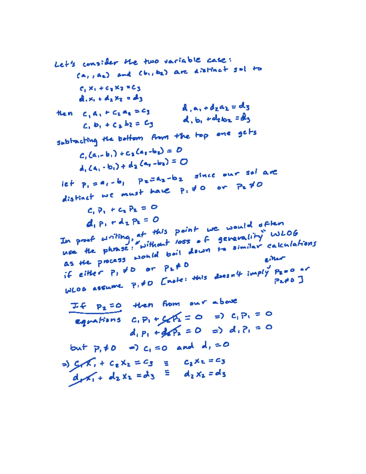 Brute Force of variable case - Let's consider the two variable case Ca ...