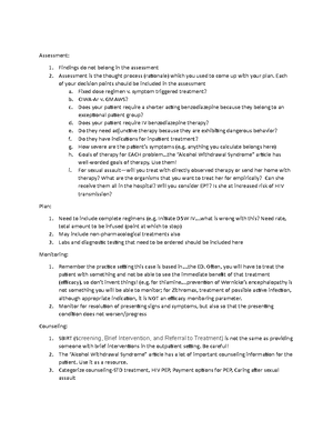 Constipation Case - case study example for my group - Today’s Date: 3 ...