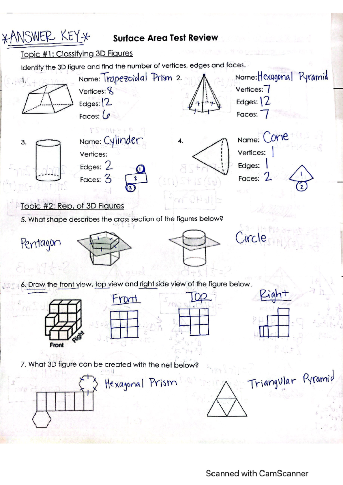 SA Review Answer Key - area geometry - MATH 3321 - Studocu