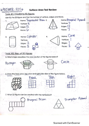Area of Similar Figures Teacher Notes - MATH 3321 - Studocu
