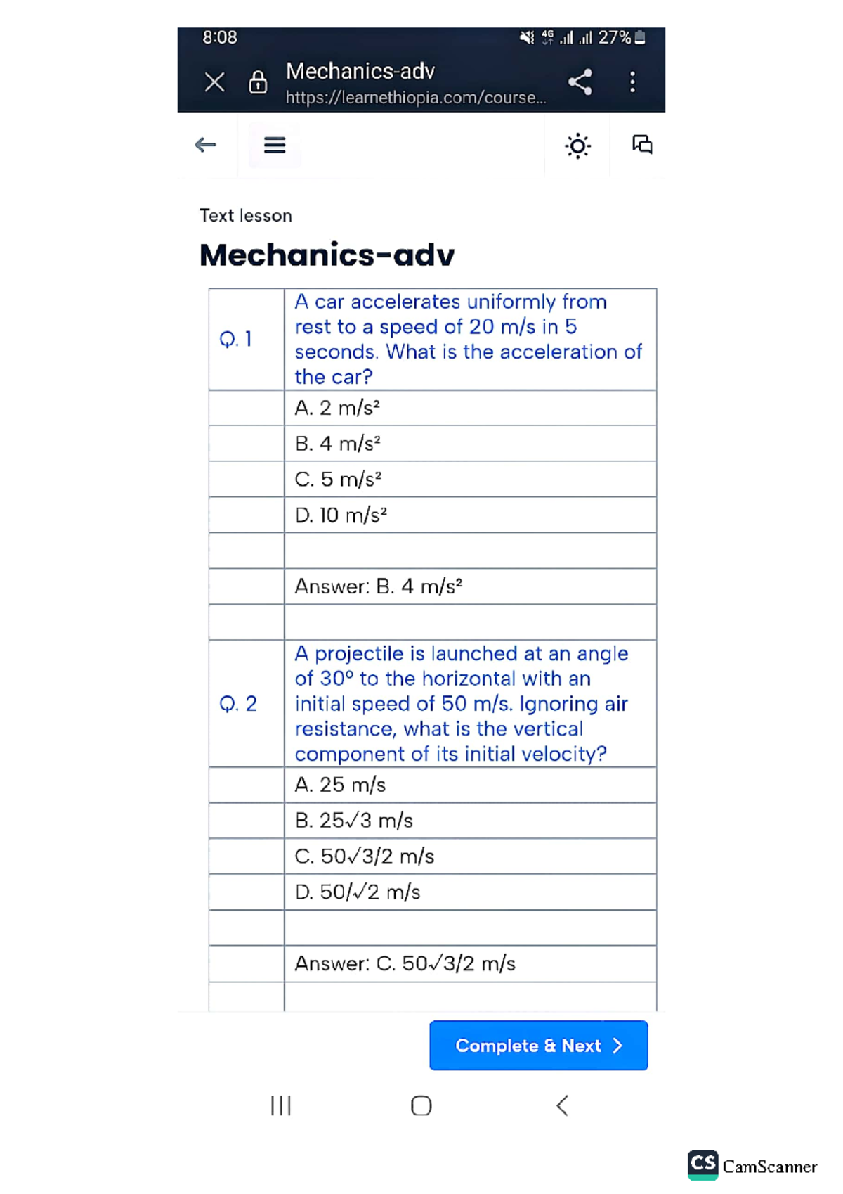 Mechanics mcq - good - General physics - Studocu