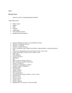 AP 1 Bullets Test 3 - review sheet for first test AP1 - Molloy AP 1 ...