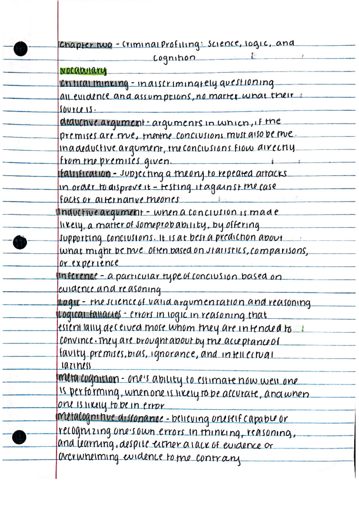 Chapter 2 - Criminal Profiling - CRIM 3420 - Studocu Chapter 2 - Criminal Profiling - CRIM 3420 - Studocu