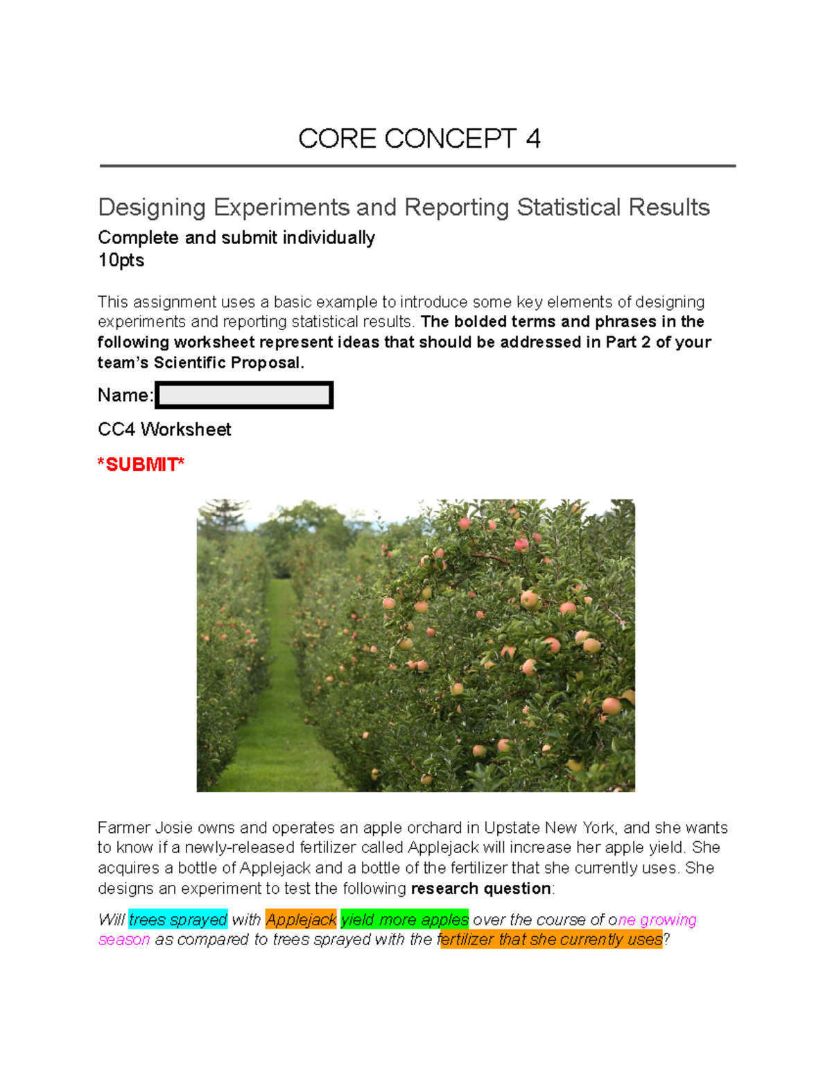 CORE Concept 4 - this is the CCP4 for bio 113 discussion section - CORE ...