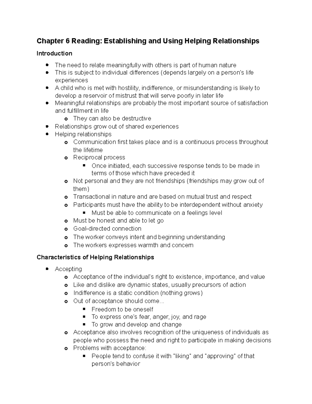 Chapter 6 Reading Notes - Chapter 6 Reading: Establishing and Using ...