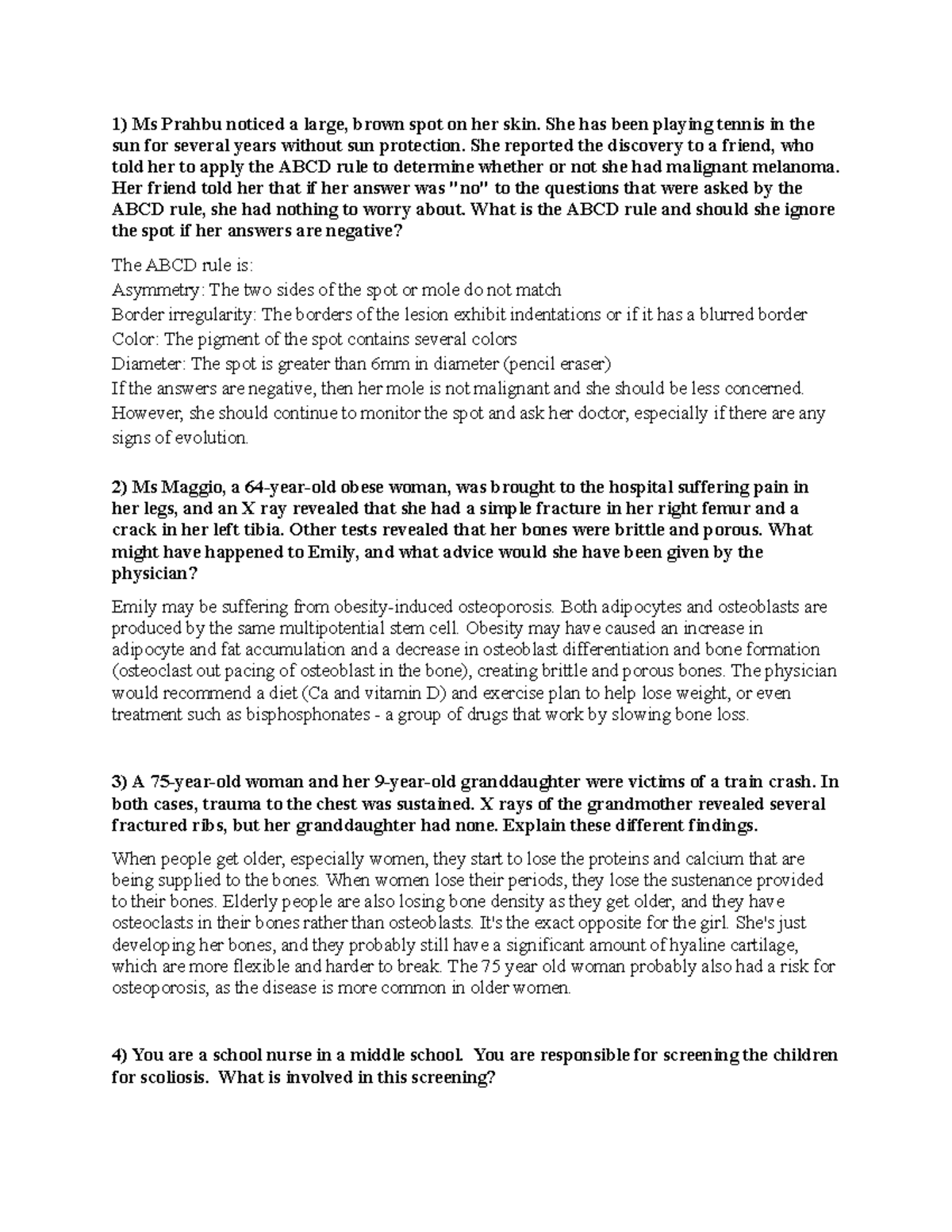 Human Path Study Guide - Practice test questions and answers primarily ...