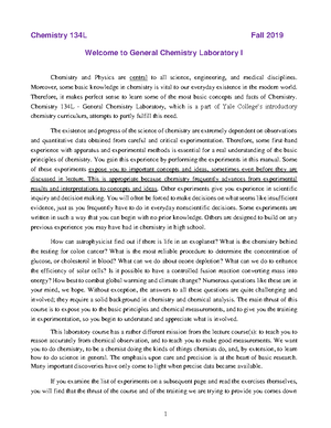 Ex 4 Vanadium - Lab report 4 - Chemistry 134L Laboratory Report ...
