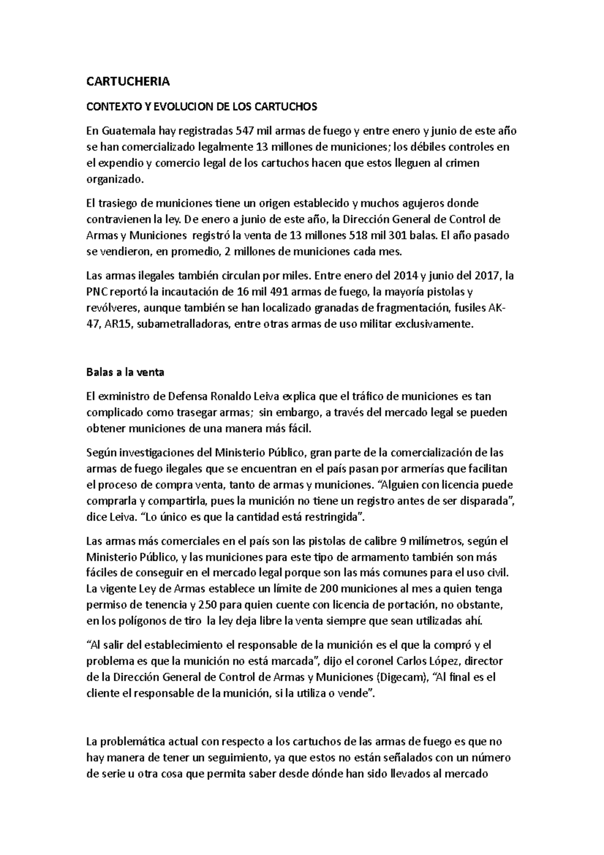 Cartucheria - CARTUCHERIA CONTEXTO Y EVOLUCION DE LOS CARTUCHOS En ...