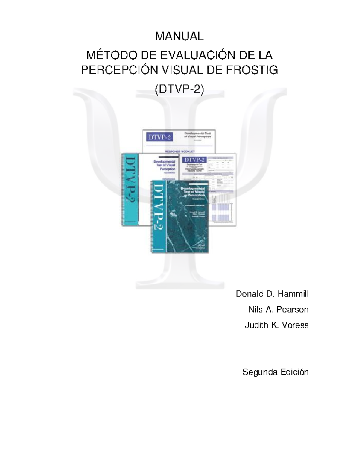 Manual con Anexos- Frostig - MANUAL MÉTODO DE EVALUACIÓN DE LA ...