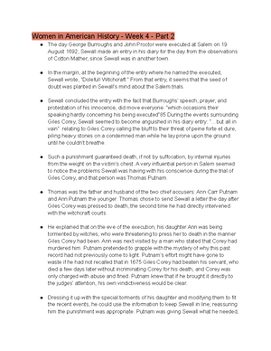 Women in American History - Week 3 - Part 1 - Hall, a hermaphrodite (or ...