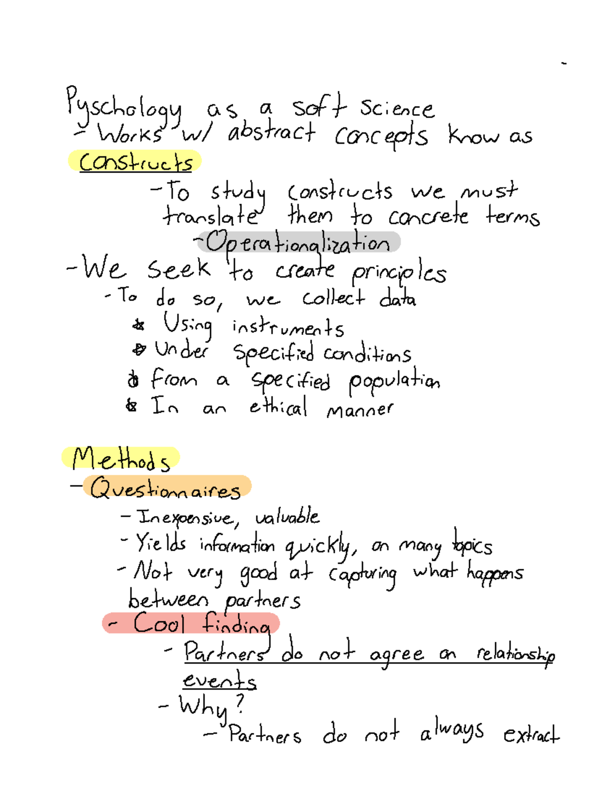Chapter 3 Methods - Course taught online by Professor Bradbury. These ...