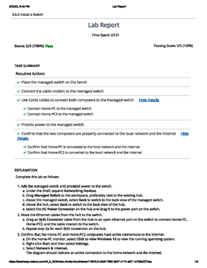 3.3.6 Connect Patch Panel Cables 1 - CMSY 158 - Studocu