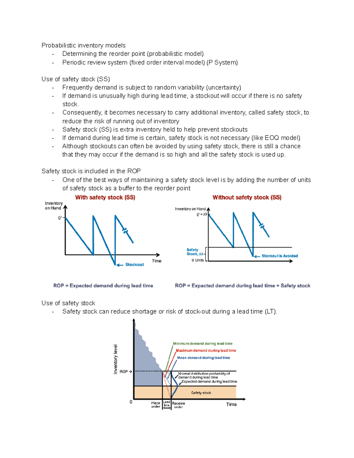 Week 10 - July 8 - Class notes - Probabilistic inventory models ...
