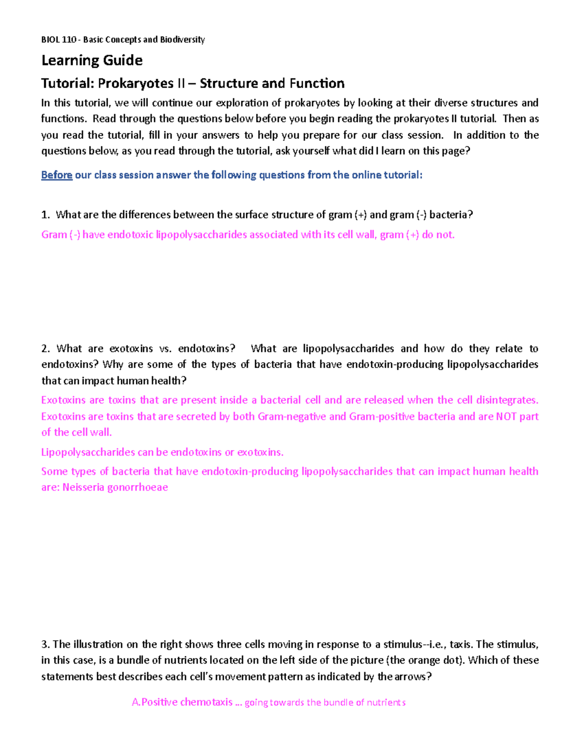 BIO 110 #5 LG - woodward - BIOL 110 - Basic Concepts and Biodiversity ...
