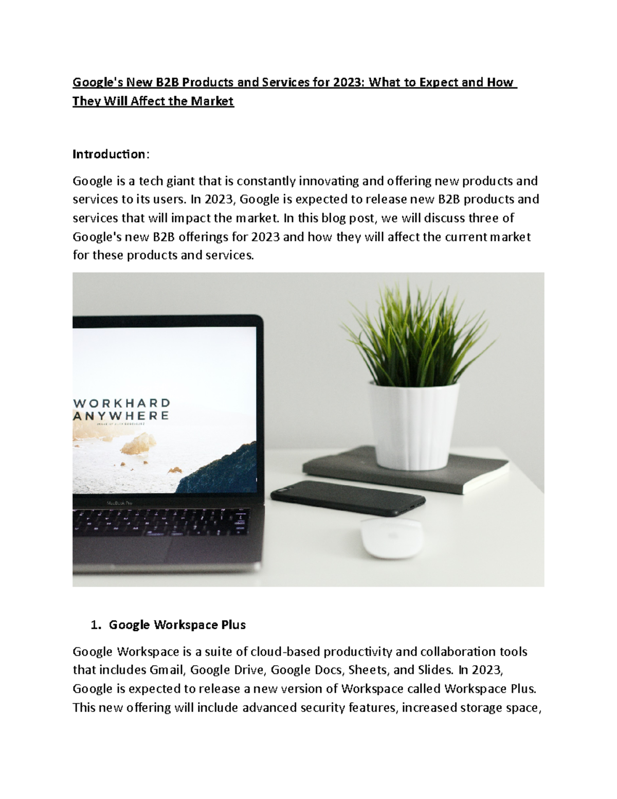 Google's New B2B Products and Services for 2023 - What to Expect and ...