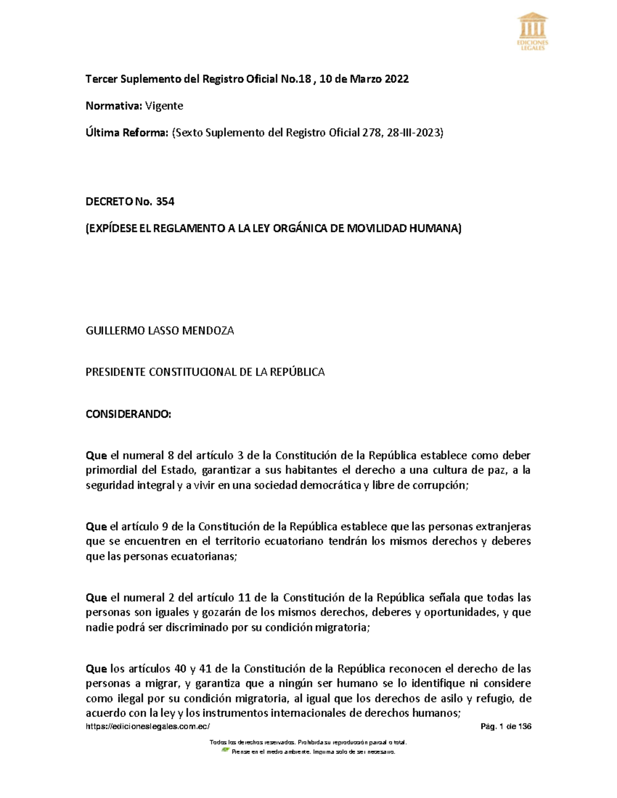 Reglamento LOMH - LOMH - edicioneslegales.com/ Pág. 1 de 136 Todos los ...