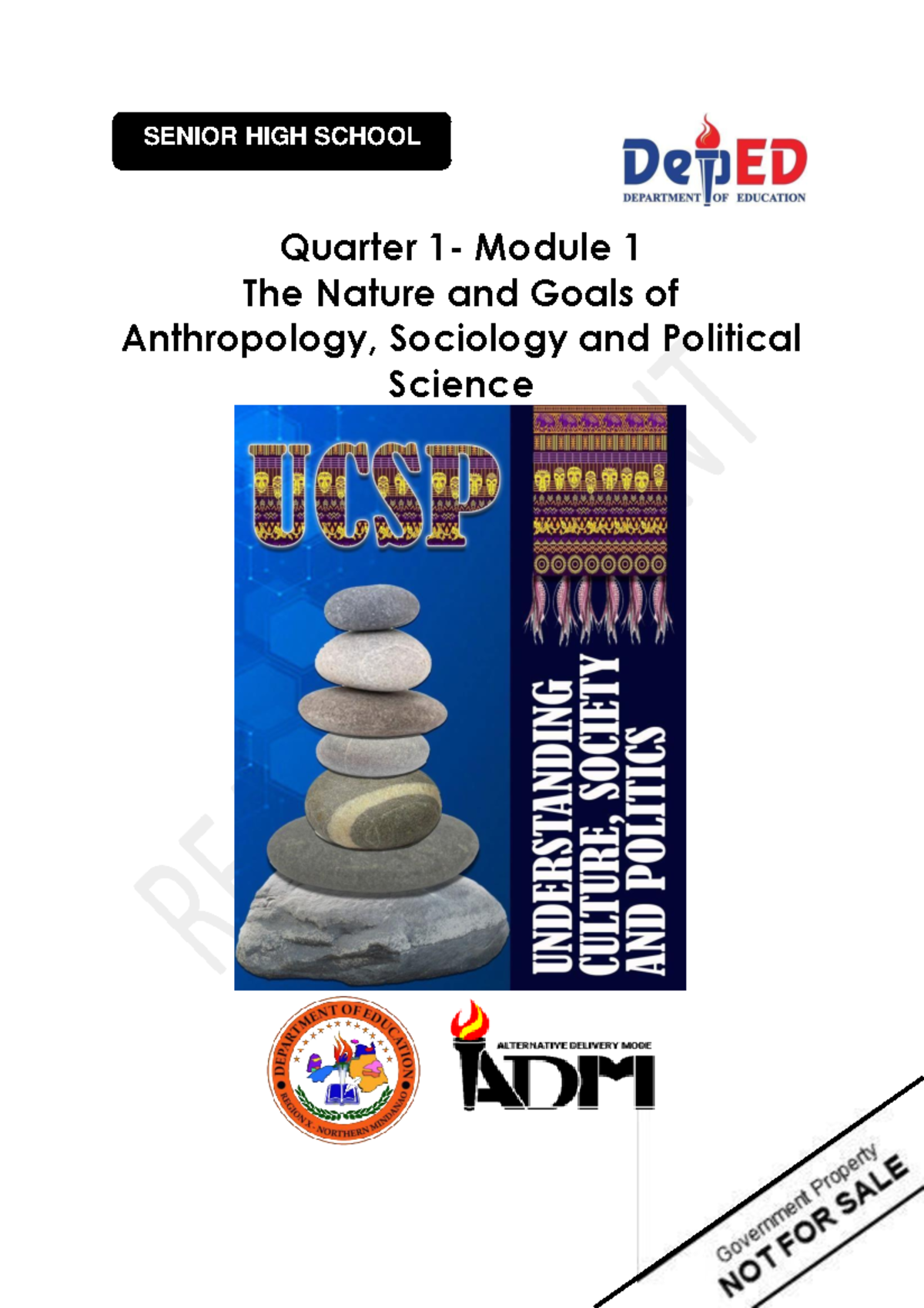 UCSP-Module-1 - It can enlighten our minds to the critical issues and ...