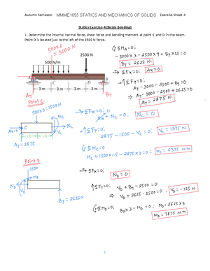 Beam Bending Lab Handout - The laboratory consists of two separate ...