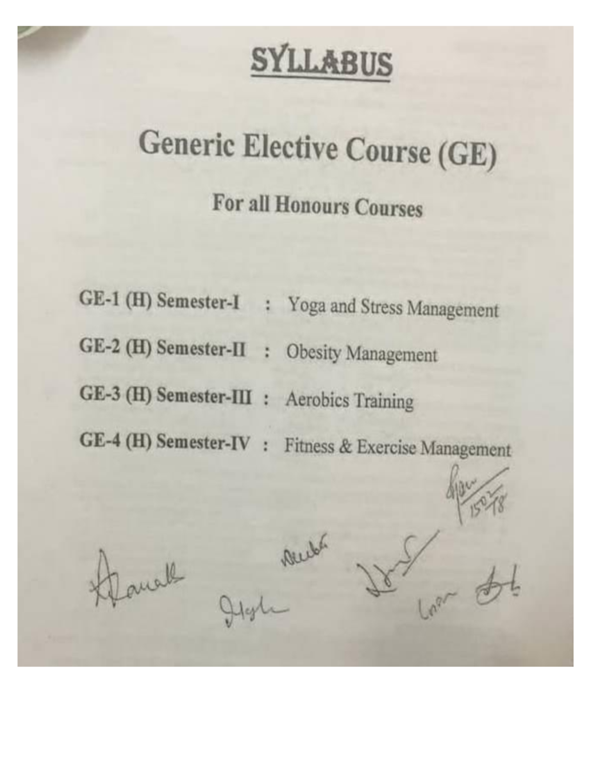 Sports Syllabus - Bcom hons. - Studocu