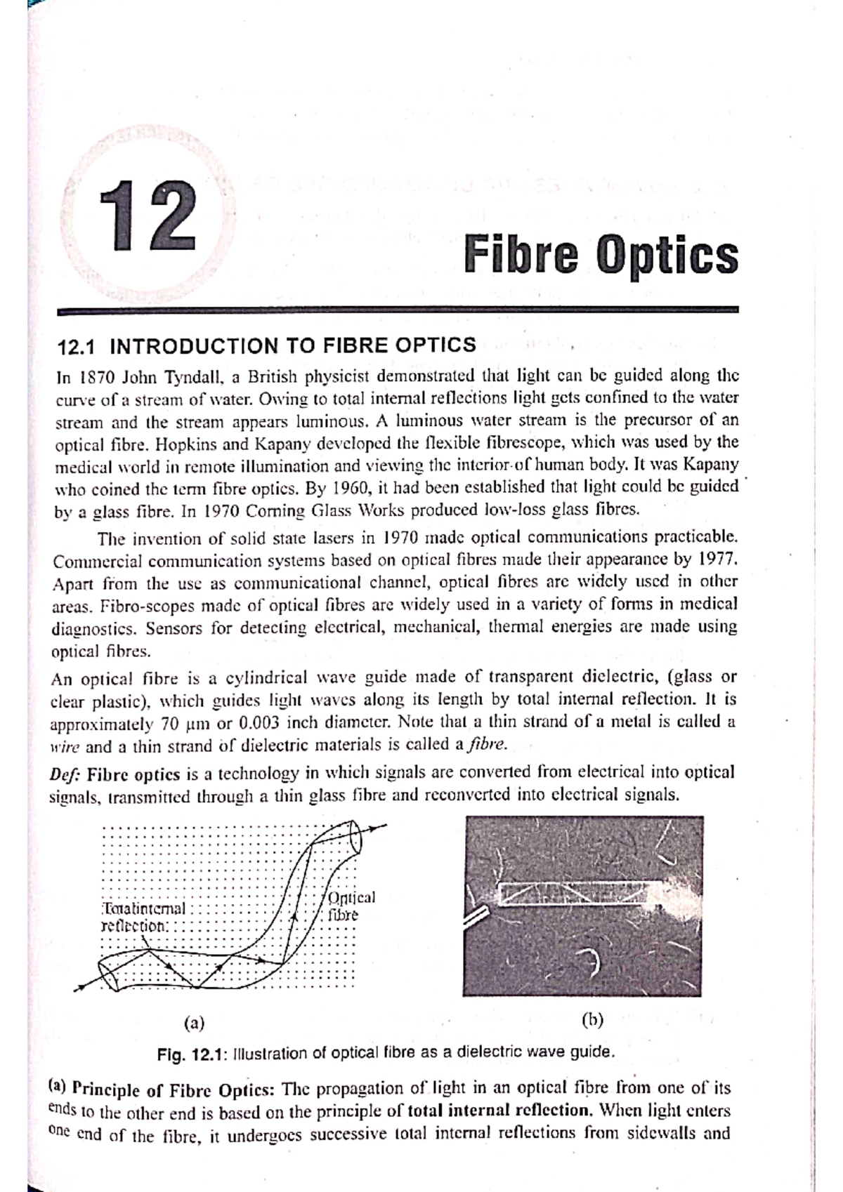 fibre optics usage, advantages and disadvantages - 12 Fibre Optics 12 ...